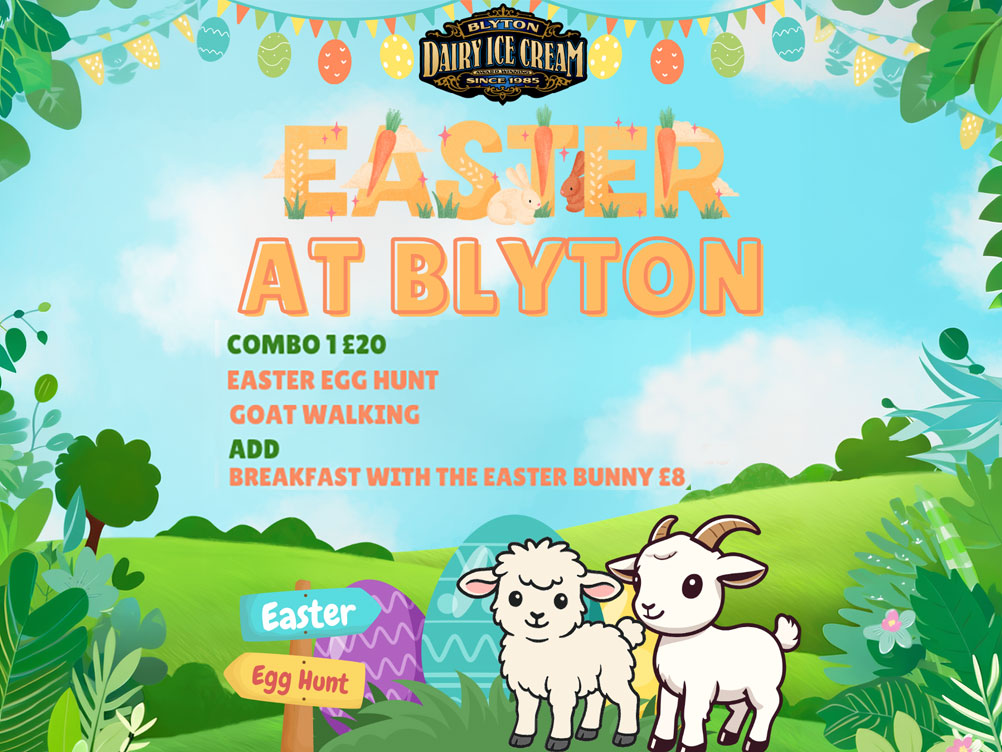 Easter Egg Hunt & Goat Walking – 3rd April-20th April - Blyton Ice ...